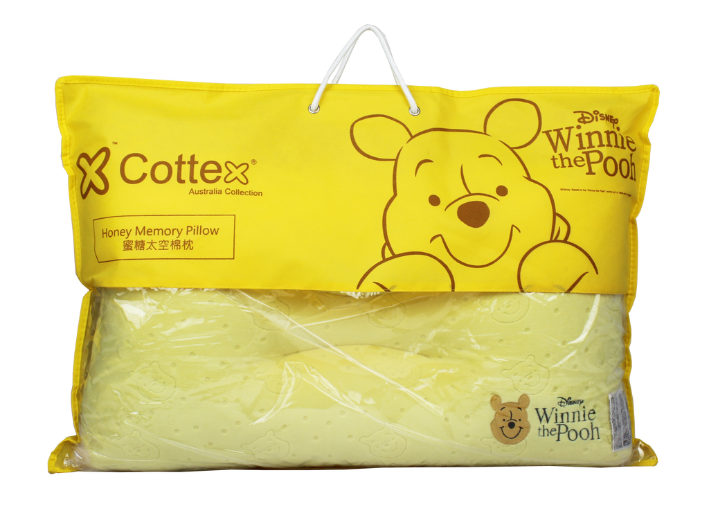 Winnie The Pooh 蜜糖太空記憶棉枕 【買一送一】 – Cottex | 澳洲歌婷